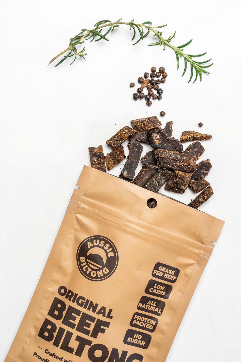 Original Beef Biltong - Dried Beef Snack - No Sugar | Aussie Biltong®